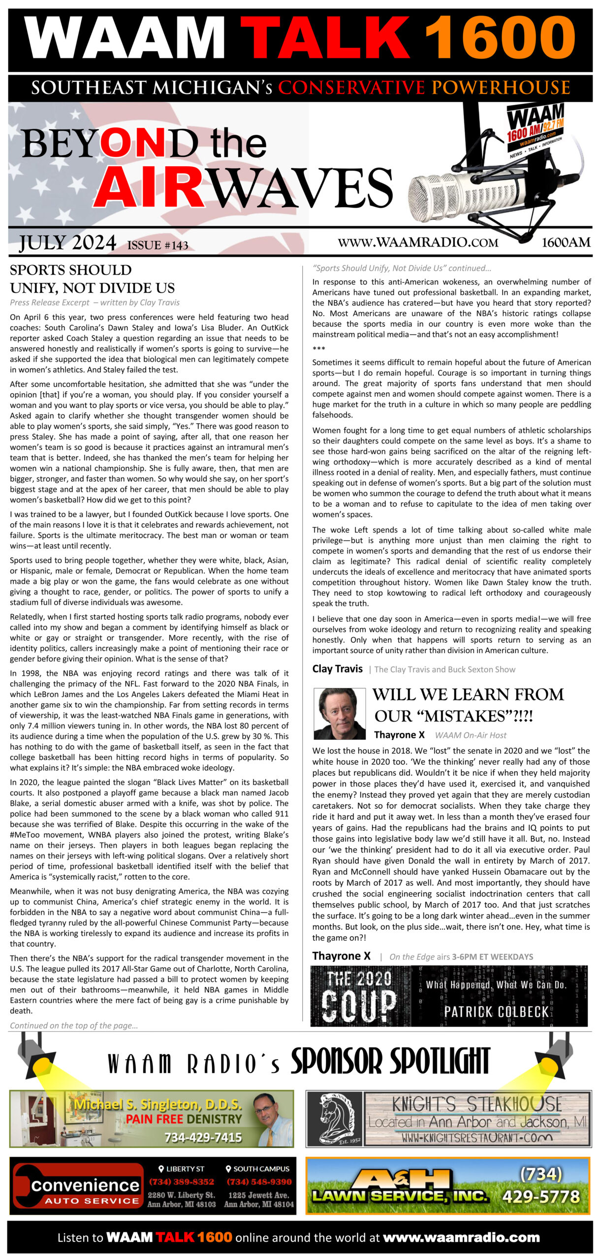 WAAM NEWS NOW – WAAM Talk 1600