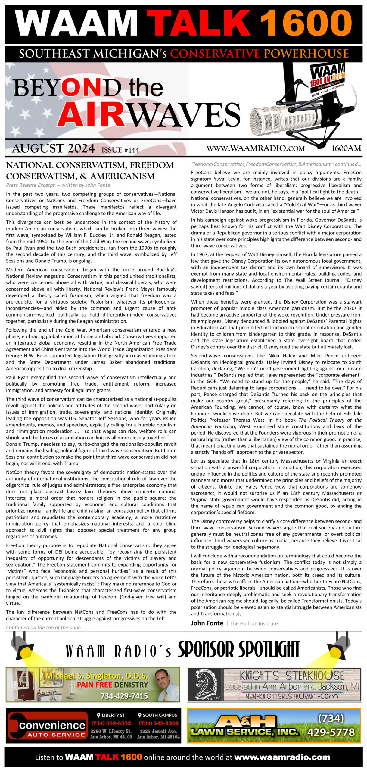 WAAM NEWS NOW – WAAM Talk 1600